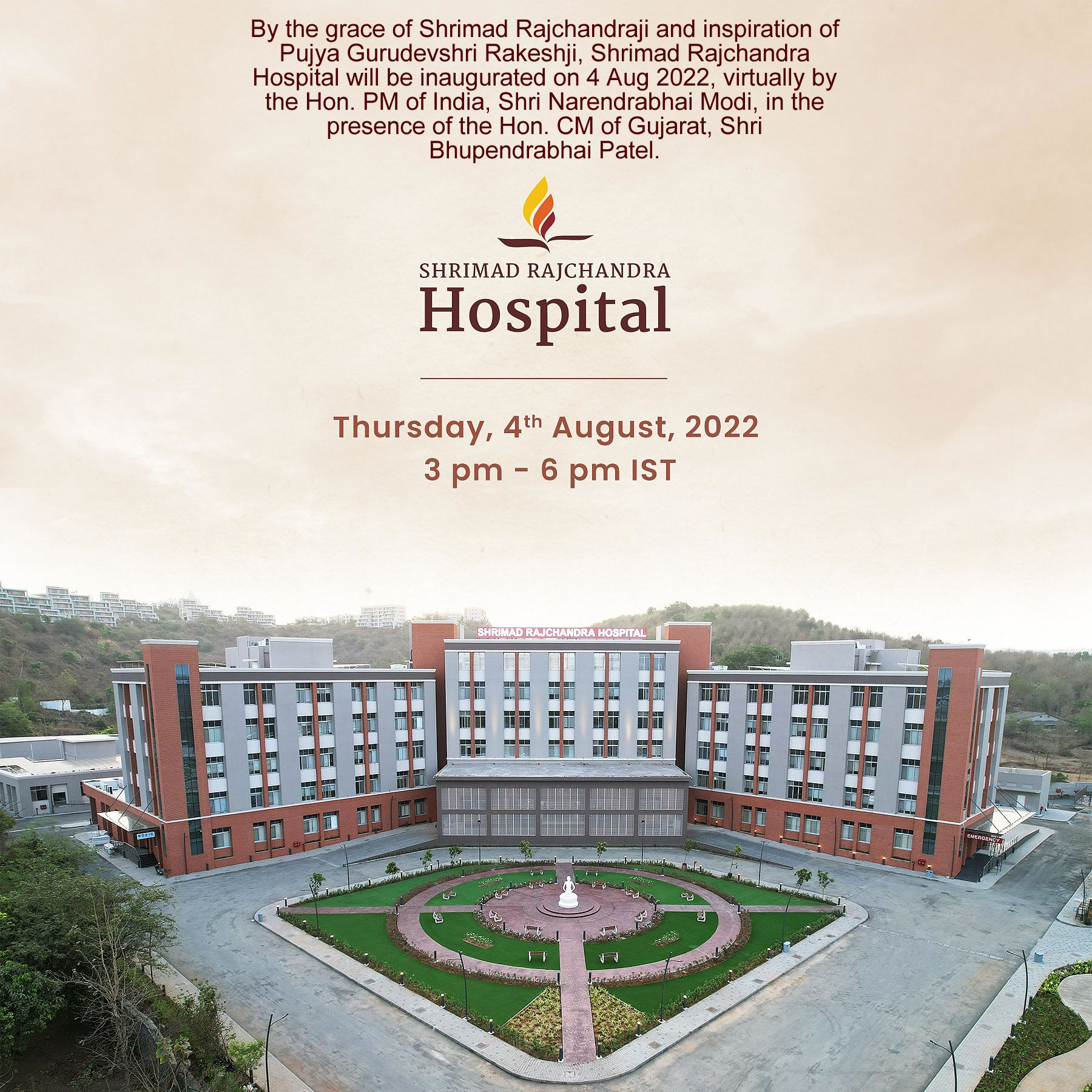 Inauguration of Shrimad Rajchandra Hospital